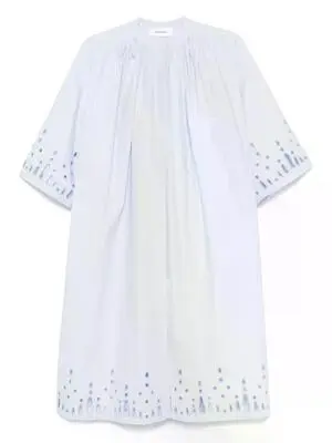 Yves Salomon Paneled Day Dresses