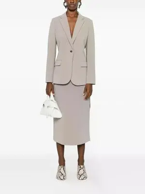 Theory Crepe Staple Blazer - Neutrals