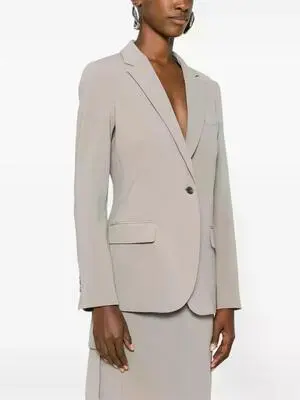Theory Crepe Staple Blazer - Neutrals