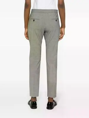 Isabel Marant Étoile Nolena Houndstooth Stretch-wool Trousers