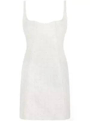Gcds Tweed Mini Dress