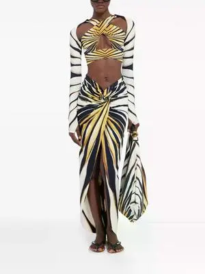 Roberto Cavalli Ray Of-print Pareo