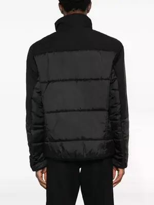 BOSS Logo-print Panelled Padded Jacket