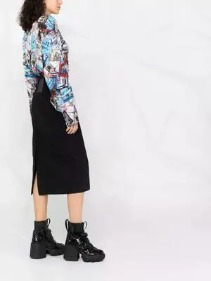 Raf Simons Button-detailed Midi Skirt