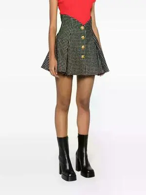 Balmain Tweed Tulip Mini Skirt