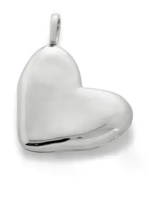 Monica Vinader Recycled Heart Locket - Silver
