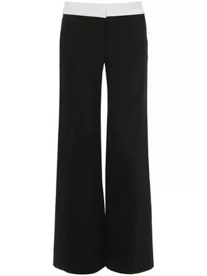 Victoria Beckham Paneled Wide-leg Trousers