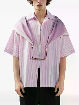 Gcds Wirdo Flames-print Shirt