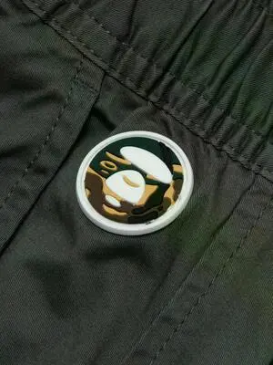 AAPE BY *A BATHING APE Logo-embroidered Elasticated-waist Shorts