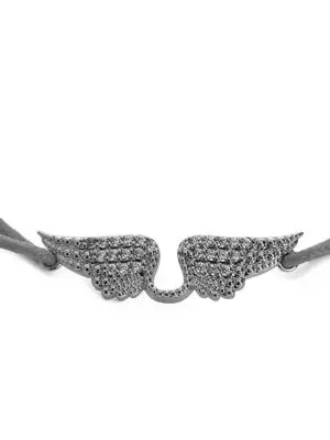 Zadig&Voltaire Rock Motif Cord Bracelet - Silver