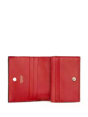 FERRAGAMO Gancini Logo-plaque Leather Wallet
