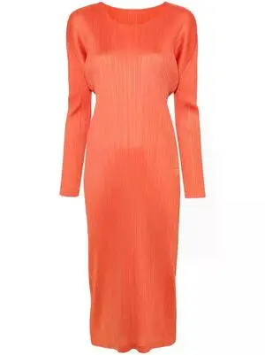 Issey Miyake Crewneck Day Dresses