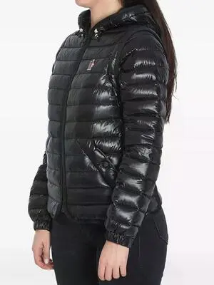 Moncler Quilted Hooded Jacket - Black
