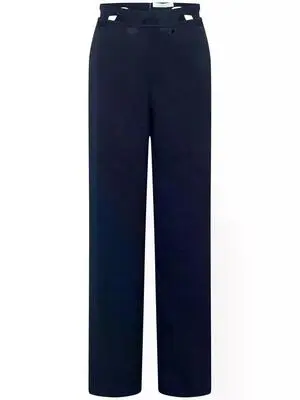 DION LEE Hinge-seam Straight Trousers