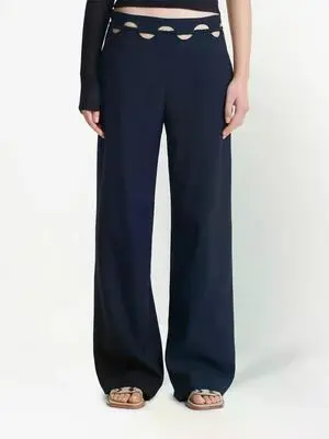 DION LEE Hinge-seam Straight Trousers