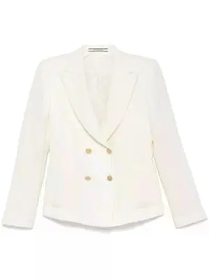 Tagliatore Double-breasted Bouclé Blazer