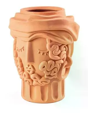SELETTI Magna Graecia Vase - Brown