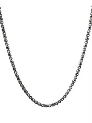 David Yurman Box Chain Necklace - Silver