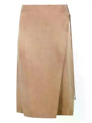 Blumarine Wrap-design Midi Skirt