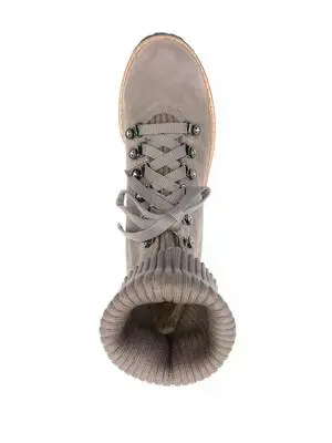 LE SILLA St. Moritz Lace-up Boots - Grey