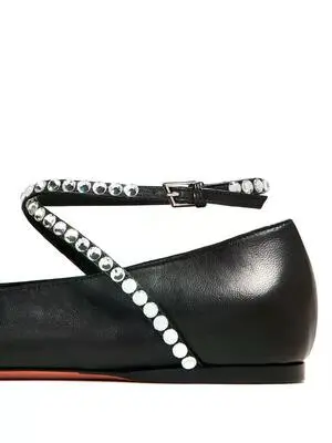 Amina Muaddi Ane Ballet Flats