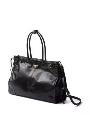 Prada Extra-large Leather Handbag - Black