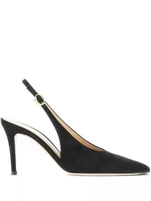 GIANVITO ROSSI 85mm Robbie Slingback Pumps - Black