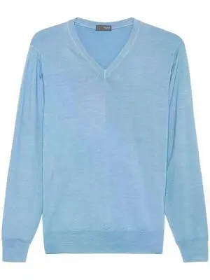 DRUMOHR Merino-wool Top - Blue