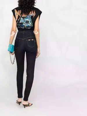 Philipp Plein Super High Waist Skinny Jeggings