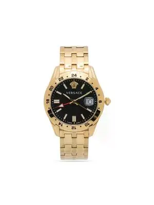 Versace Greca Time Gmt 41mm - Black