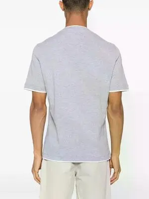 Brunello Cucinelli Contrast-trim T-shirt