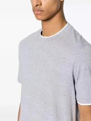 Brunello Cucinelli Contrast-trim T-shirt