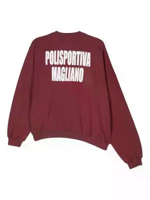 MAGLIANO Logo-print Asymmetric Sweatshirt