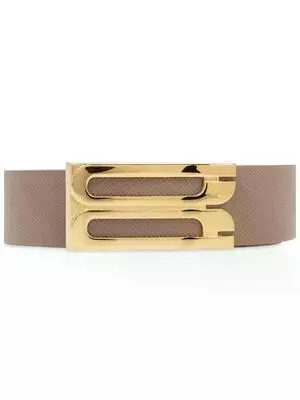 Victoria Beckham Leather Belt - Neutrals