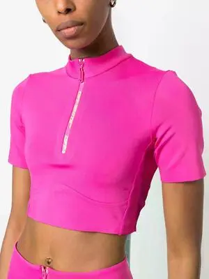 Off-White Cropped Training T-shirt