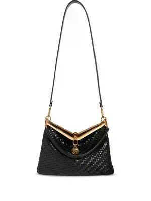 Etro Woven Shoulder Bag With Pegaso Motif