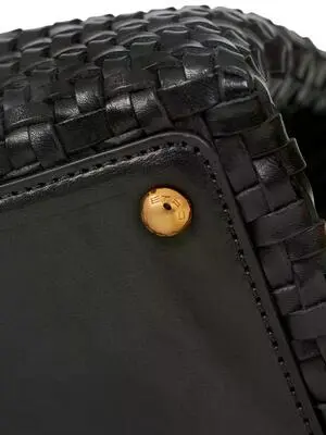 Etro Woven Shoulder Bag With Pegaso Motif