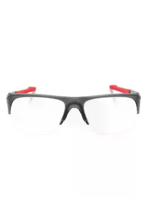 Oakley Plazlink Rectangle-frame Glasses - Grey