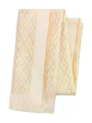 Valentino Garavani Toute La V Silk Stole - Neutrals