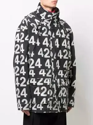424 All-over Logo Print Jacket