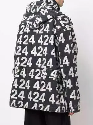 424 All-over Logo Print Jacket