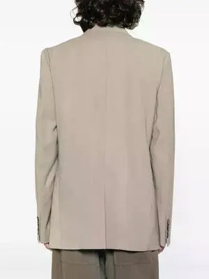 Ami Double-breasted Blazer - Neutrals