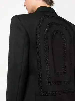 Casablanca Broderie Anglaise Double-breasted Blazer