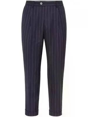 Brunello Cucinelli Tapered-leg Wool Trousers