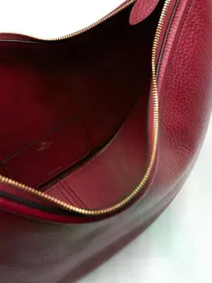 Valentino Garavani Medium Vlogo Moon Bag - Red