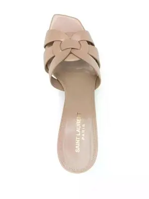 Saint Laurent Tribute 85mm Mule Sandals