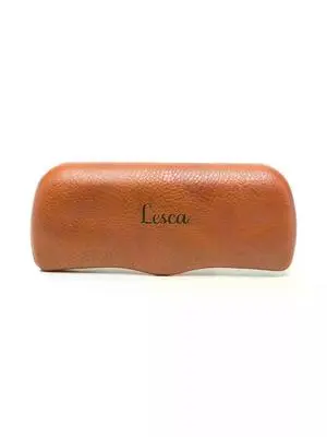 LESCA Pica Round-frame Glasses - Neutrals