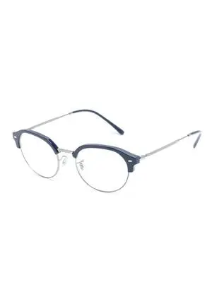 Ray-ban Engraved Half-rim Glasses