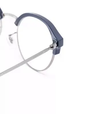 Ray-ban Engraved Half-rim Glasses
