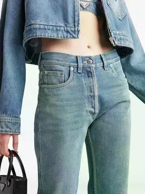 Prada Organic Denim Five-pocket Jeans